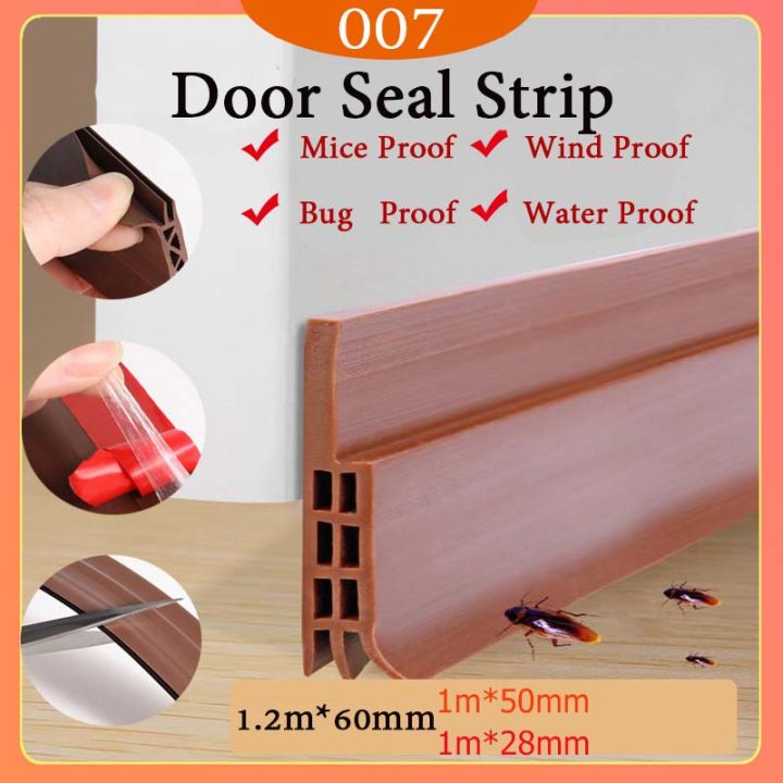Door Seal Strip Adhesive Door Stopper Prevent Mouse Bugs Sealing Strip ...