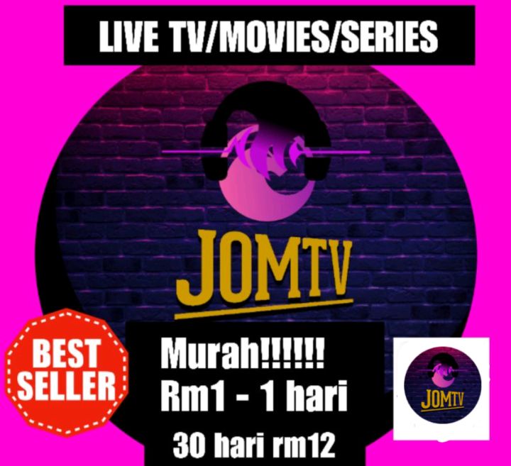 JOM TV IPTV NEW HD (SILA MSG SELLER MINTA PIN) | Lazada