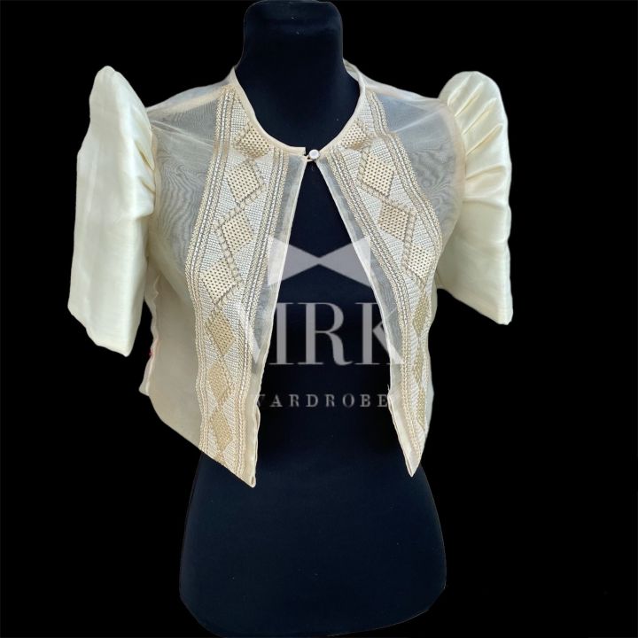 【The New】 Bolero Filipiniana Waist Cut Zigzag Design/ Modern ...
