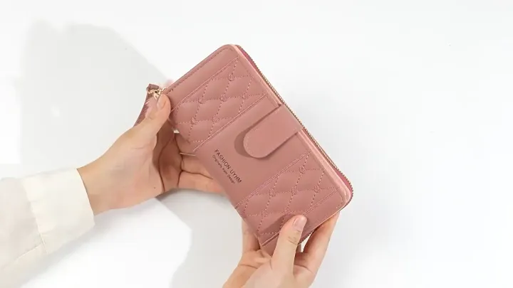 UISN MALL Korean Wallet Fashion Long Women wallet Card package Wallet ...