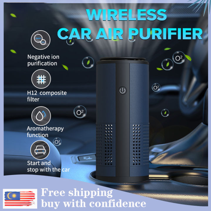 Wireless Air Purifier Mini Air Purifier USB Rechargeable Portable Car ...