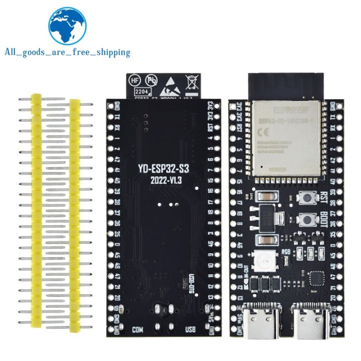 Esp32 Esp32 S3 Wifi บลูทูธ Internet Of Things Dual Type C การพัฒนาบอร์ดบอร์ด Esp32 S3 Devkit
