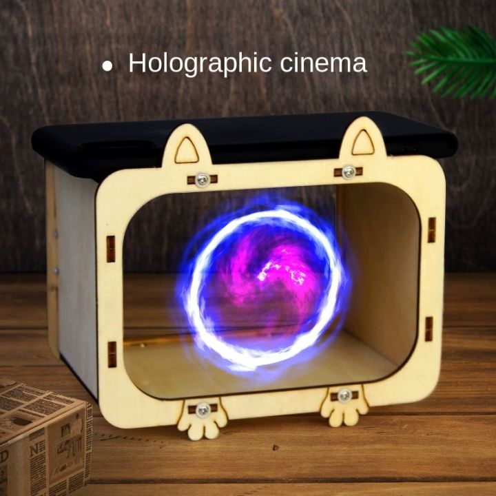 3D holographic cinema TV projector scientific experiment manual ...