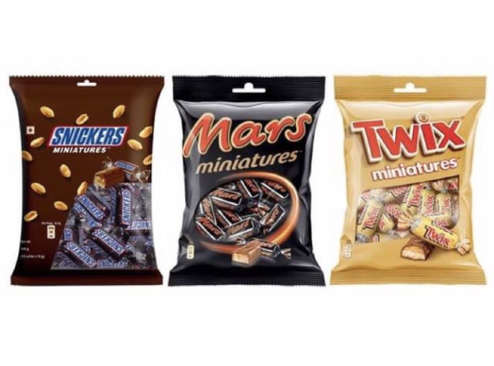Chokolet Snickers/ Mars / twix / bounty miniature 150g | Lazada PH