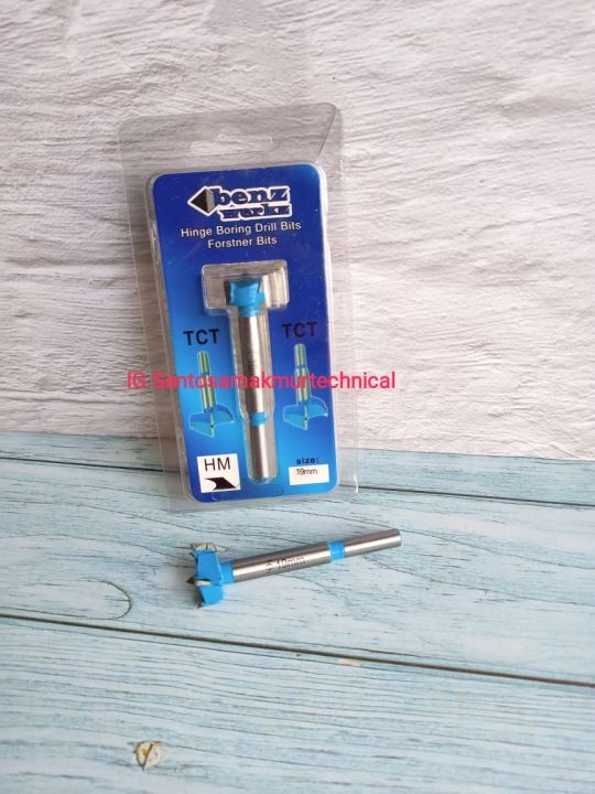 BENZ 19MM Mata Bor Profil Engsel Sendok Gelap Kayu Hinge Boring ...