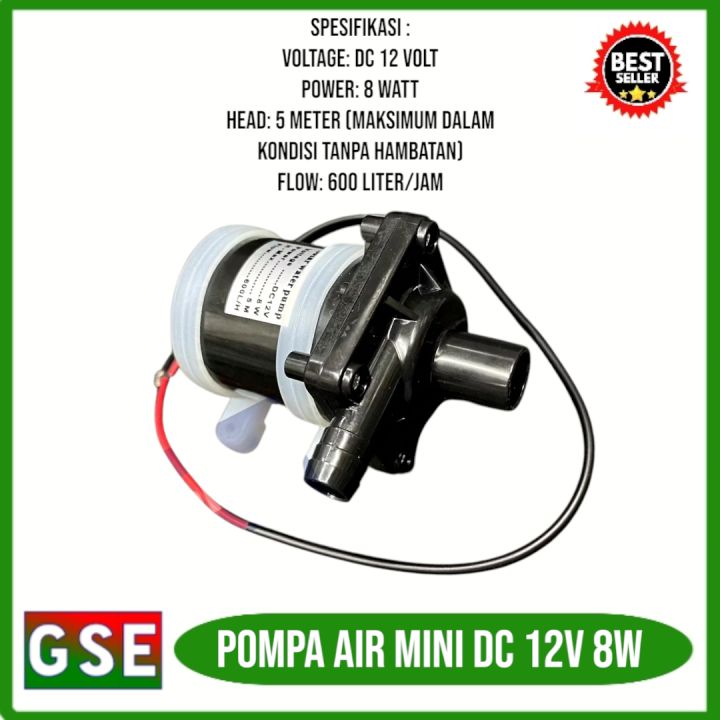 Pompa Air Mini DC 12V 8W/Minj DC submersible Water pump | Lazada Indonesia