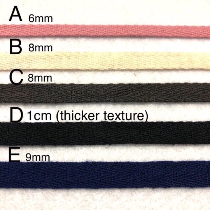 Pure cotton soft strap/ tape/ band/ string/ webbing | Lazada