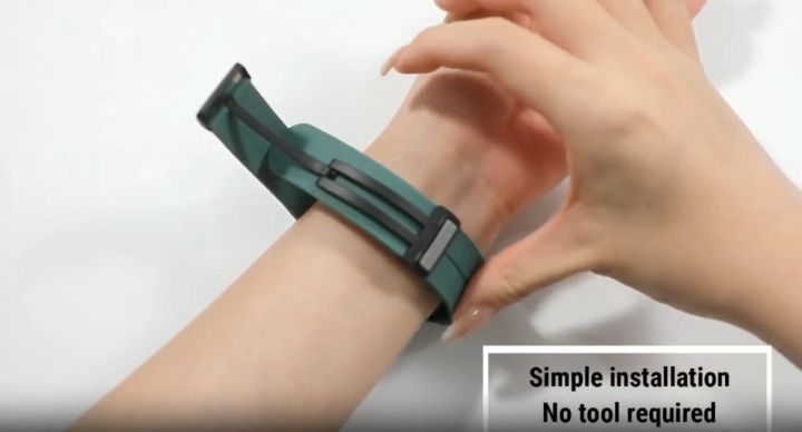 AUKEY LS02, SW-1, SW-1S Smartwatch Magnetic Buckle Silicon Strap / Tali ...