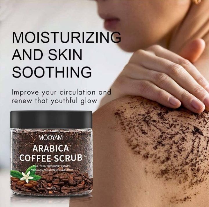 Arabica Coffee Scrub 250g- Exfoliating Body Scrub organic, soothing ...