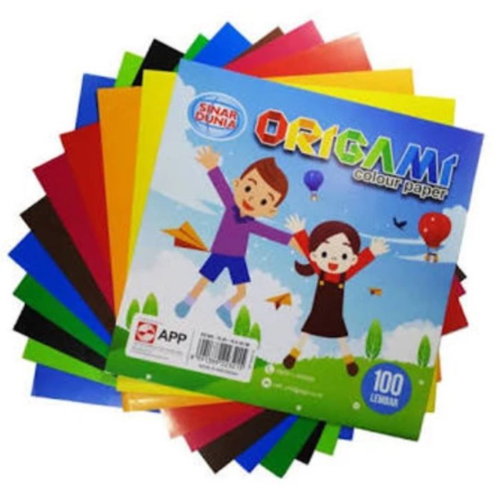 Kertas origami sidu 12x12 /pak isi 100 lembar | Lazada Indonesia