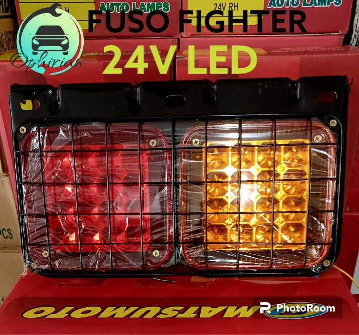 Tail light assembly Fuso fighter 24V LED w/grille TL-214-1911G | Lazada PH