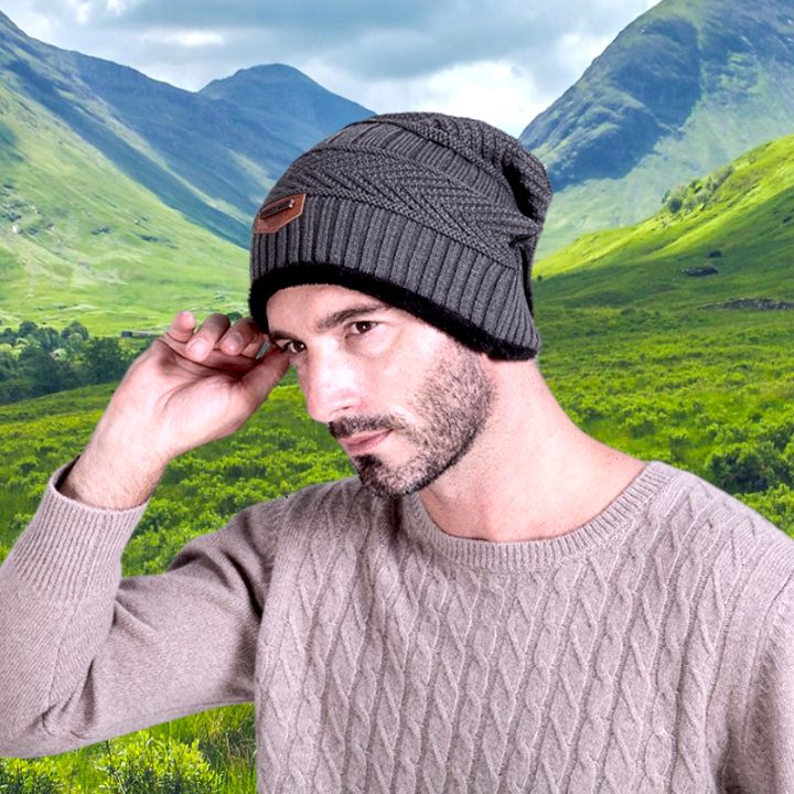 Kupluk Gunung Outdoor Adventure Wool Winter Beanie Hat Bulu Murah ...