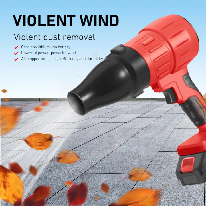 Lithium Blower Violent Fan Car Wash Blowing Water Dusting Snow Cordless ...