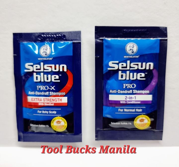 Selsun Blue Anti Dandruff Shampoo 6ml sachet x 2pcsh | Lazada PH
