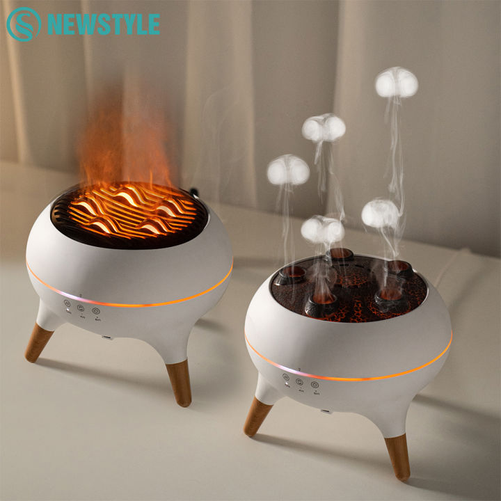 Dynamic Jellyfish Spray Air Humidifiers with Colourful Gradient Flame ...