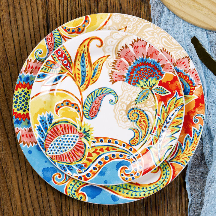 OMK American Style Ceramic Tableware Set Dinner Plate | Lazada