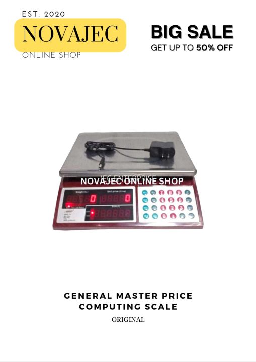DIGITAL WEIGHING SCALE (GENERAL MASTER) | Lazada PH