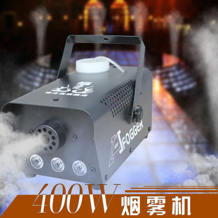 Remote Control 400W Stage Smoke Machine LED Color Changing Line Control ...
