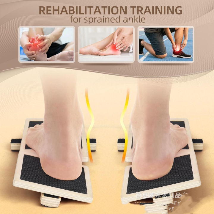 Wooden Ankle Foot Stretch Trainer Single Foot Ballet Balance Board ...