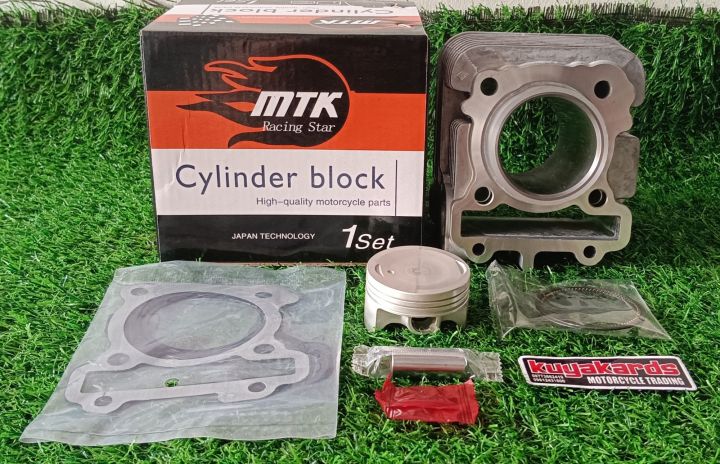 MTK CYLINDER BLOCK SET STEEL BORE MIO I 125/M3/MIO SOUL I 125 | Lazada PH