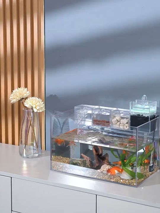 Upgrade Aquarium External Filter Box Fish Tank Filter Box With Water ...