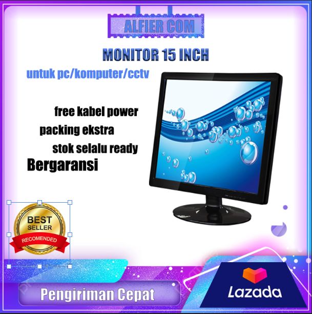 Monitor lcd/led 15 wide/kotak murah bergaransi | Lazada Indonesia