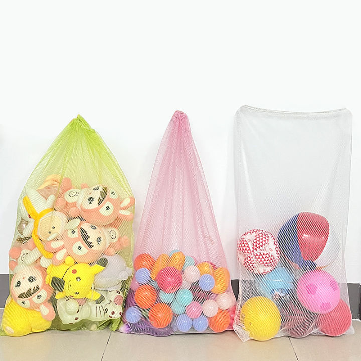 Large Transparent Drawstring Toy Storage Bag Children's Plaything ...