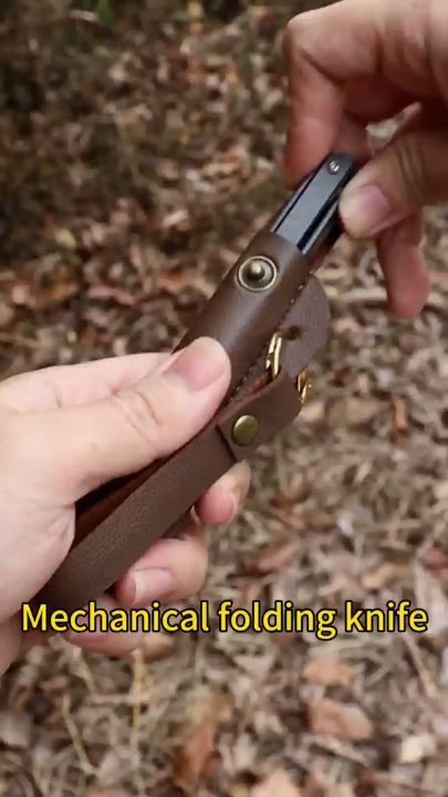 Mielee Mechanical Folding Stainless Steel Knife Outdoor Knife Kitchen ...