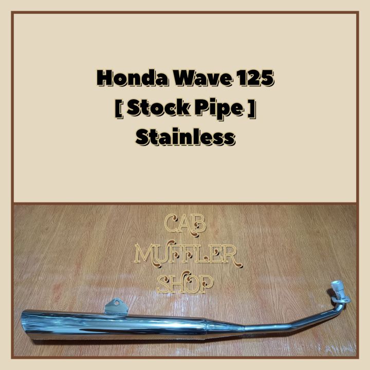 Honda Wave 125 - Stock Pipe - [ Stainless ] | Lazada PH