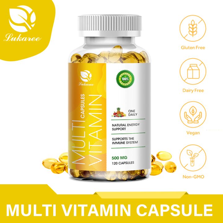LUKAREE Multivitamin with Vitamin A B C D for Enhance Immunity Eye ...