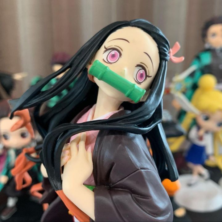 Action Figure Nezuko Kamado Kimetsu No Yaiba Demon Slayer Glitter ...