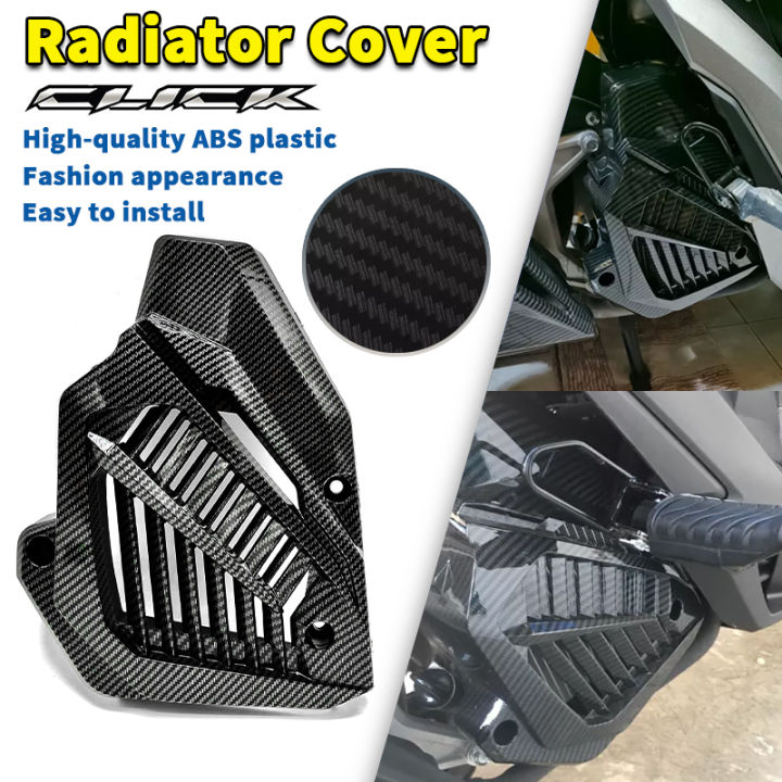 PMShop Honda Click 125i Click150i Radiator Cover Carbon Stripe Fiber ...
