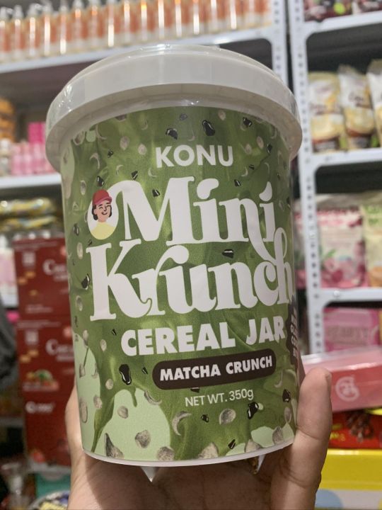 KONU Mini Krunch Cereal Jar EXTRA BIG 350g (MATCHA KRUNCH) | Lazada PH KONU Mini Krunch Cereal Jar EXTRA BIG 350g (MATCHA KRUNCH) | Lazada PH