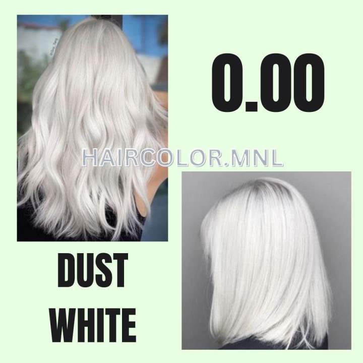 BREMOD 0.00 DUST WHITE Hair color Set with Oxidizing Cream(100ML ...