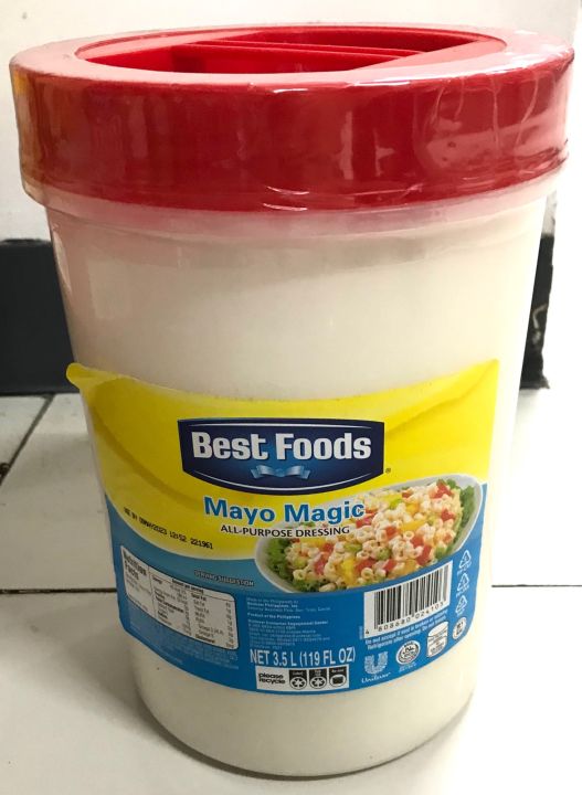 3.5L Best Foods Mayo Magic All Purpose Dressing Mayonnaise 119 fl oz ...