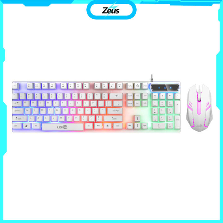 Zeus K004 ( Arc-Angle ) Colorful LED Illuminated Backlight Gaming ...