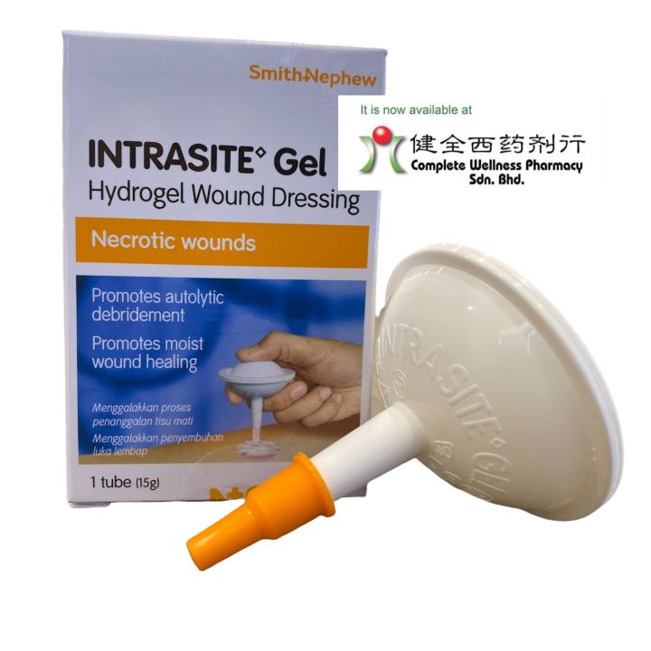 Smith & Nephew Intrasite Gel 15g Hydrogel Wound Dressing for Necrotic ...