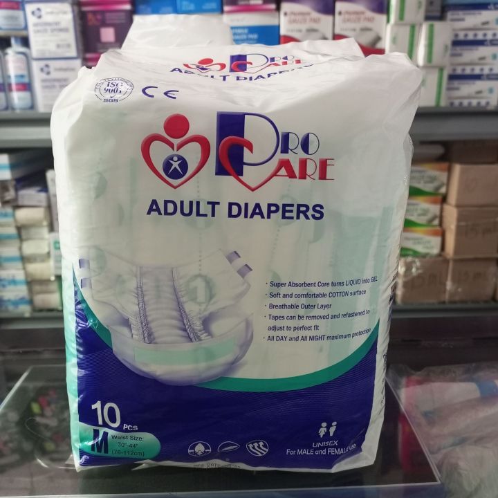 PROCARE TAPE-TYPE ADULT DIAPER Medium | Lazada PH