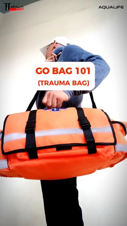 Go Bag 101 Heavy Duty Medical Bag / Sling Bag Rescue or Personalized Kit | Aqualife | 51cm x ...
