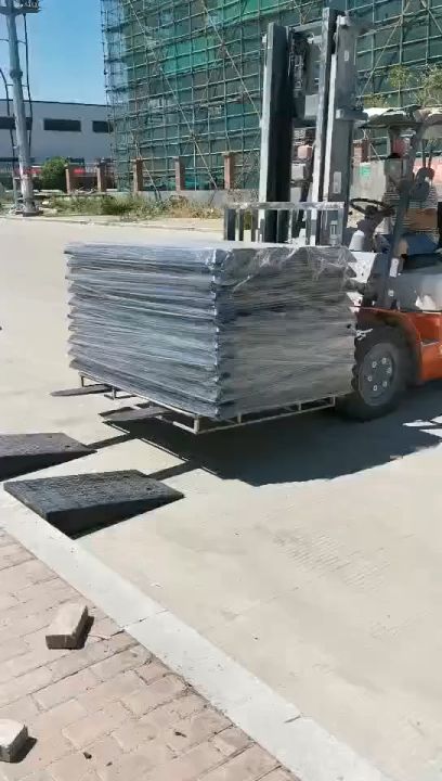 PortableDurable Rubber Climbing Heavy Duty Threshold Uphill Slope Curb ...