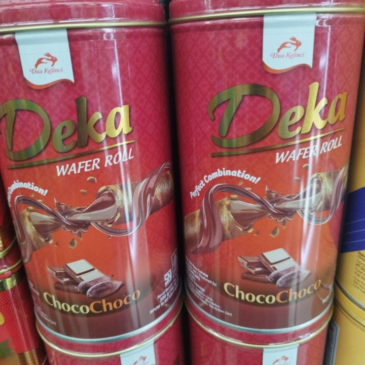 Wafer Deka Roll Choco Choco Kemasan Kaleng 280Gram | Lazada Indonesia