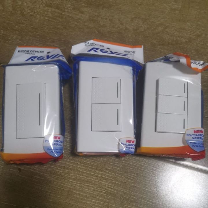 royu wide series universal outlet & switch set original | Lazada PH