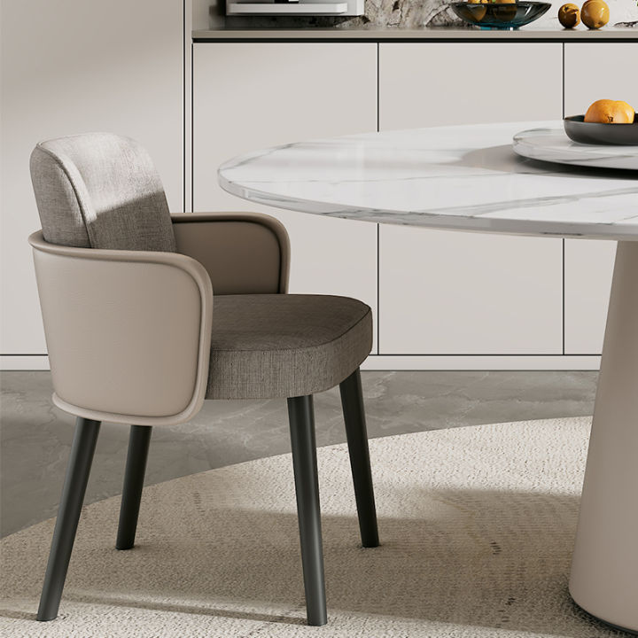 Modern Minimalist Luxury Dining Chair Designer Sample Room Vanity Back ...