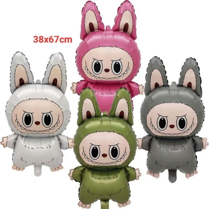 trending labubu foil balloon labubu shape balloons for kids pop mart ...