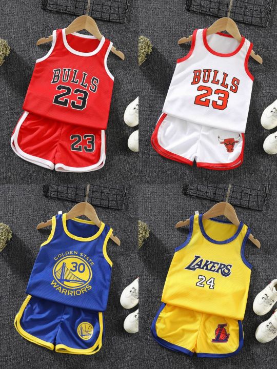 Baju Budak Bola Keranjang Jersey Kids Basketball Suit Uniform NBA Sport ...