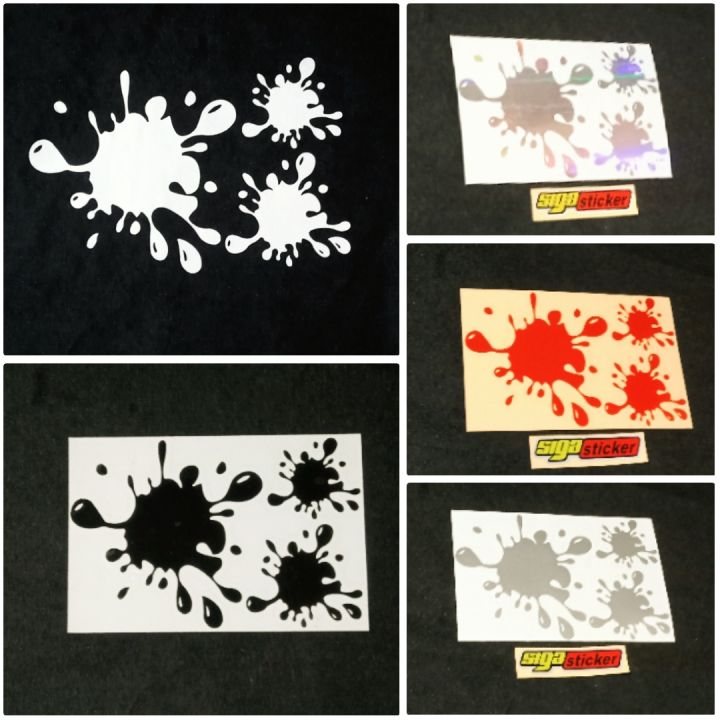 Stiker bercak crot sticker cipratan cutting sticker asesories motor ...