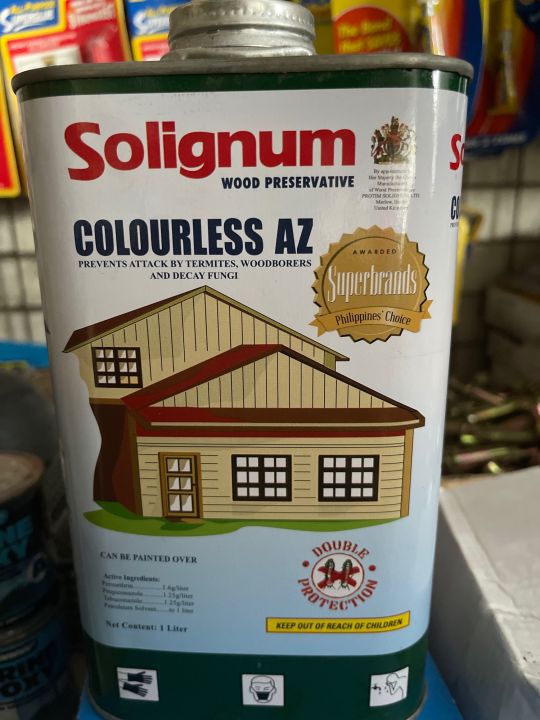 Solignum wood preservative colourless liter，The packaging has changed ...