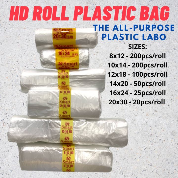 HD Roll All-Purpose Packing/ Plastic Roll Bag/ Plastic Labo | Lazada PH