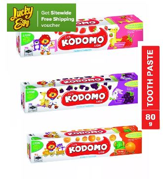 Kodomo Lion Ubat Gigi Kanak / Children's Toothpaste 80g transitioning ...