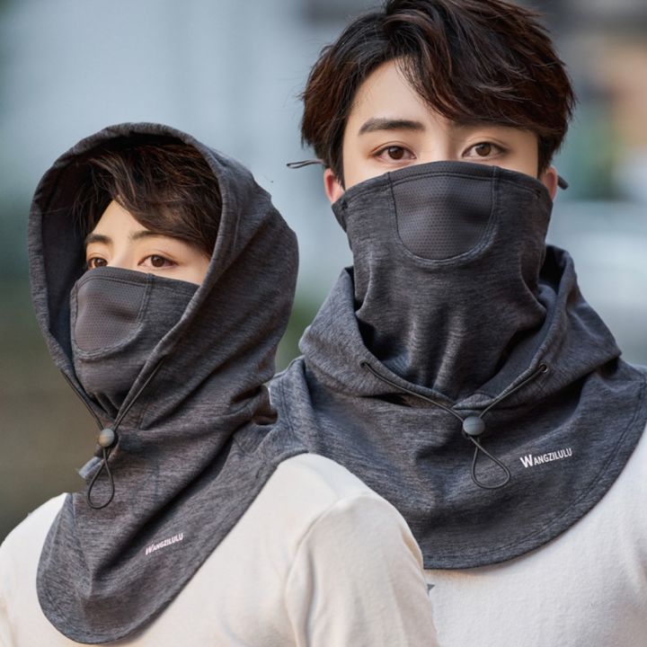 GOODOO หน้าจอตัวกรอง หมวกคลุมศีรษะ กันลม หมวกแก็ป ลดกระหน่ำ หมวกคลุม ...